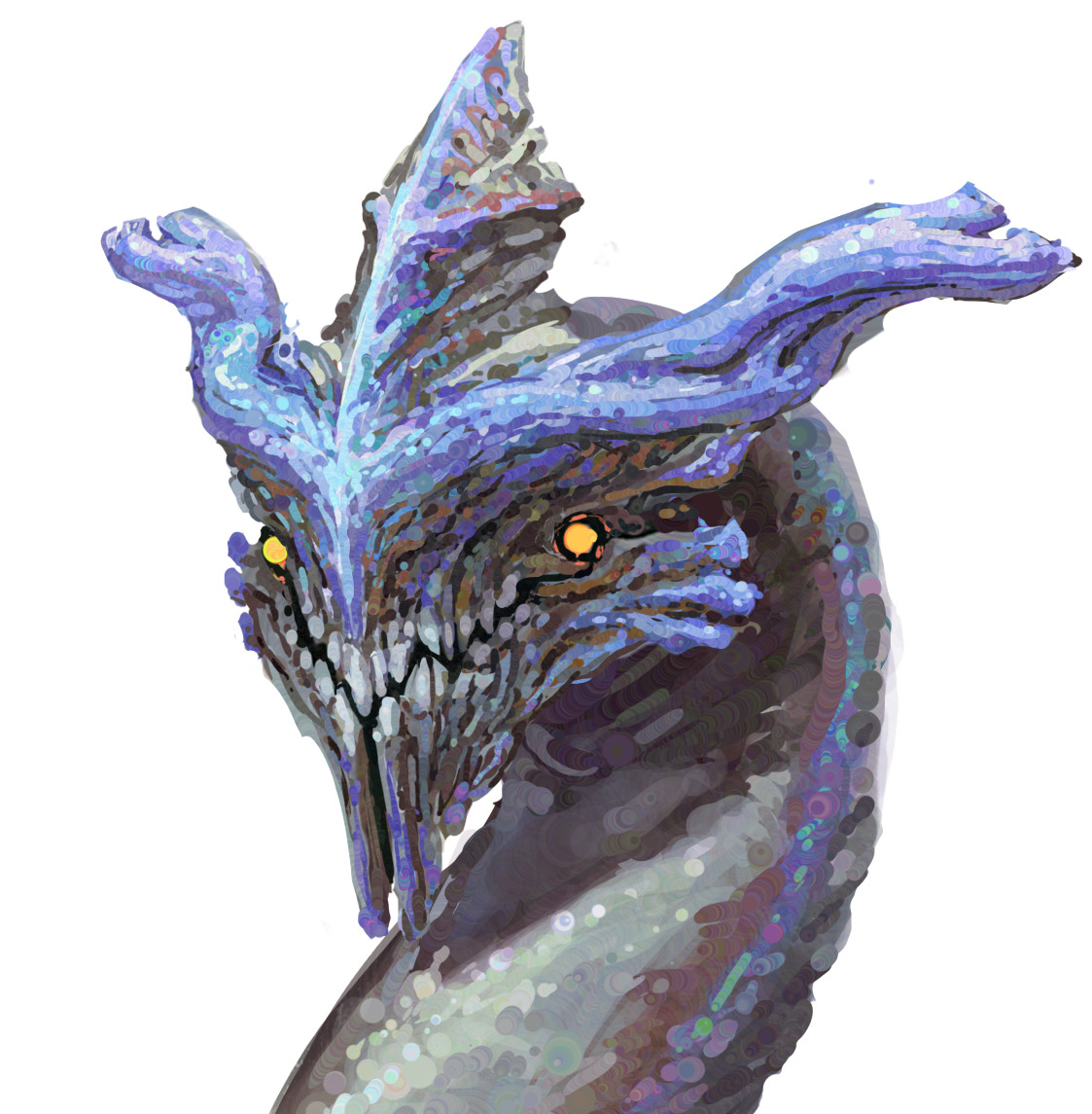 ArtStation - Blue horns