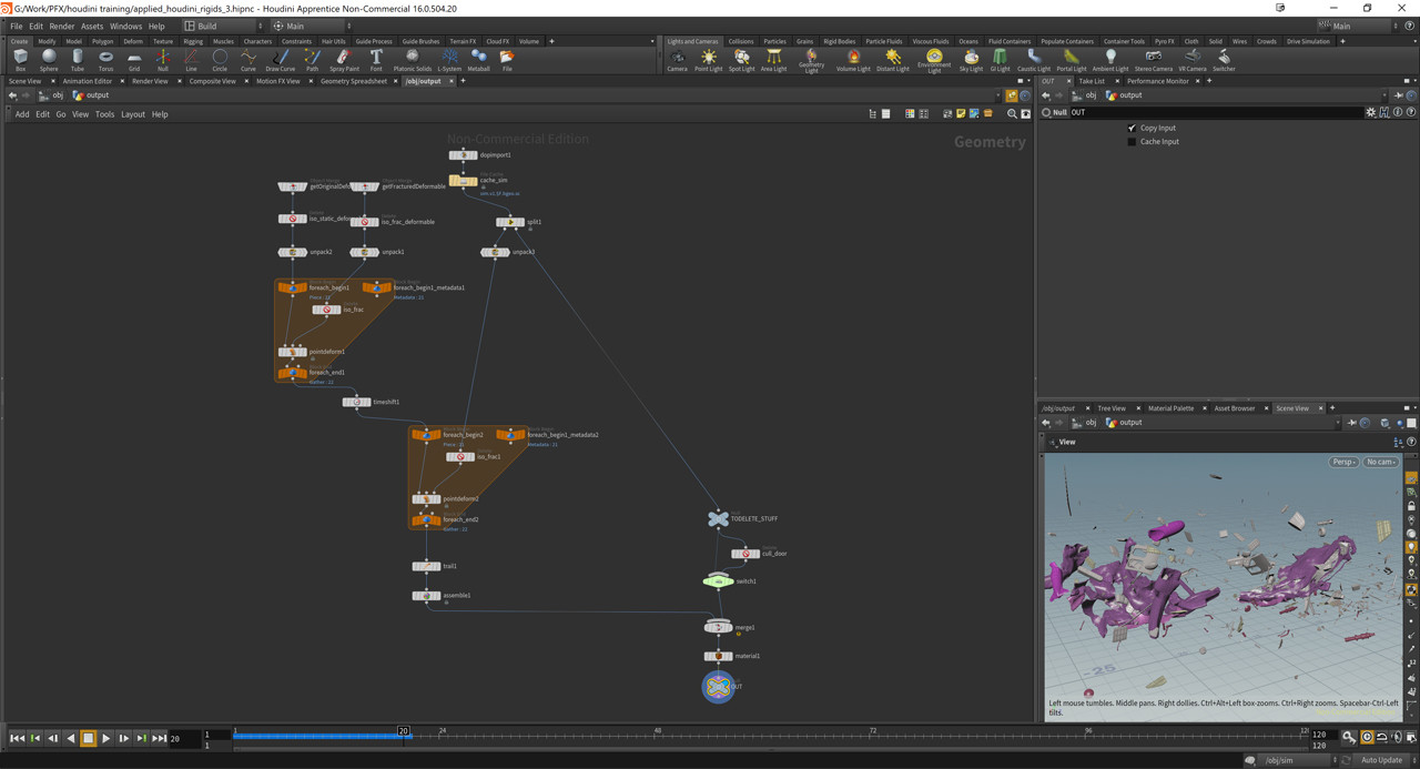 Matthew Ryan - Vehicle Destruction - Applied Houdini - Rigids III