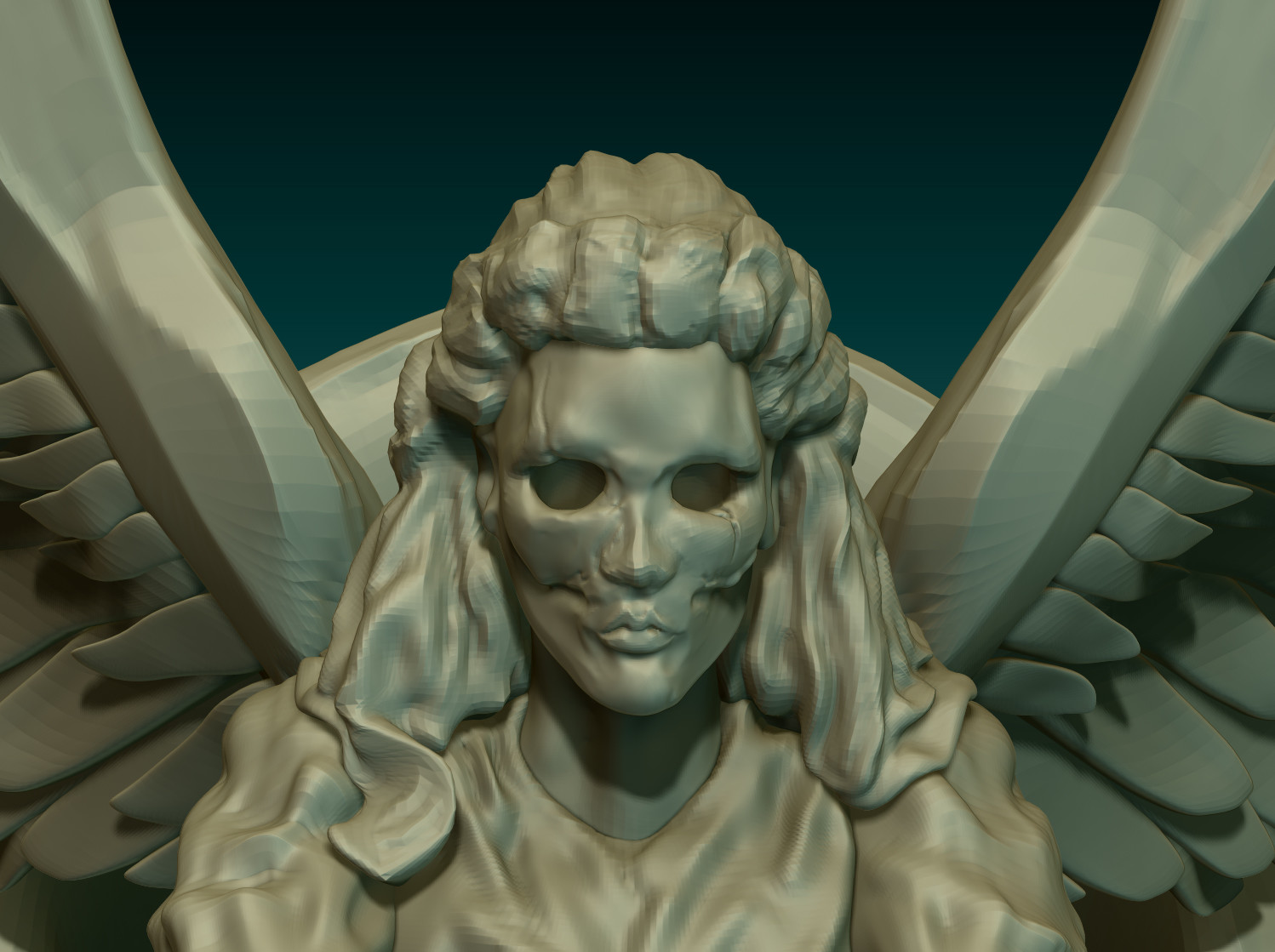 Travis Kordela - Arkham Angel Statue