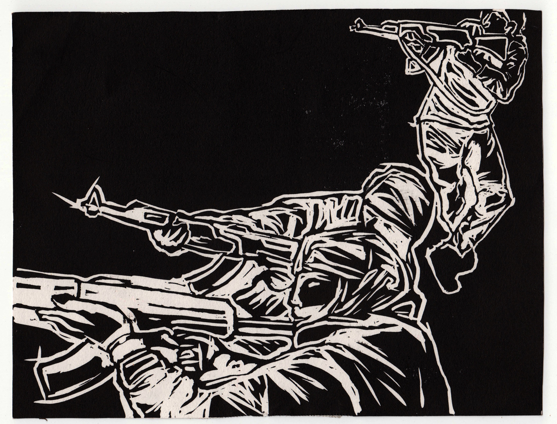 Hickman Design - Libya Lino Cuts