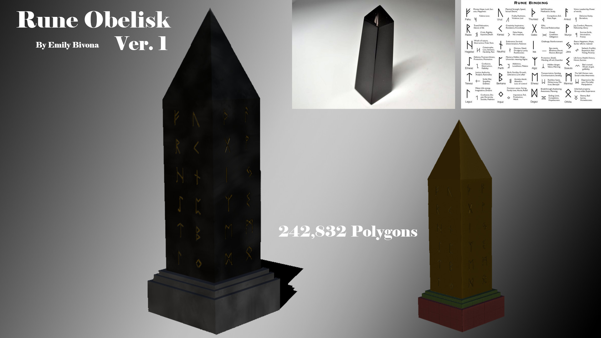 ArtStation - Rune Obelisk Ver. 1