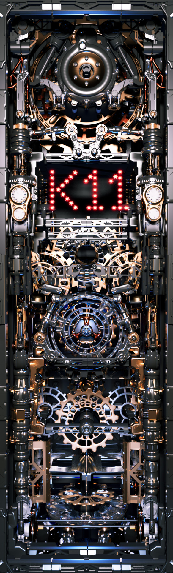 ArtStation - Mechanical wall