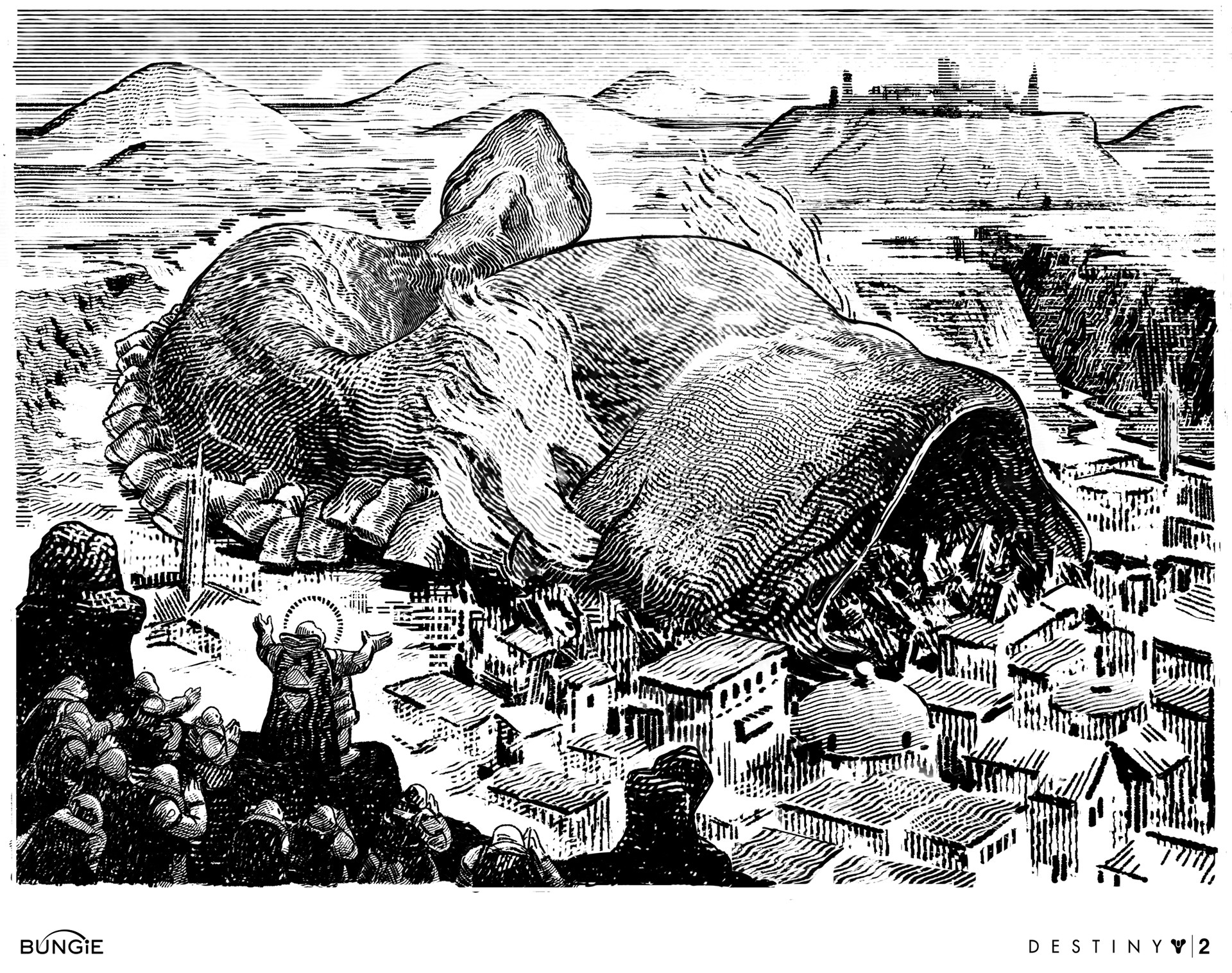 ArtStation - Destiny 2: Cabal City-Eating Landwhale