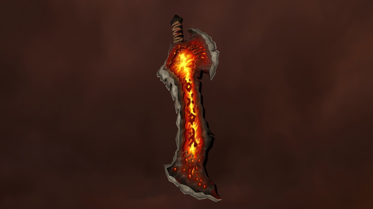 PABLO SIMONI DOS SANTOS - Volcanic sword 3d- photo manipulation