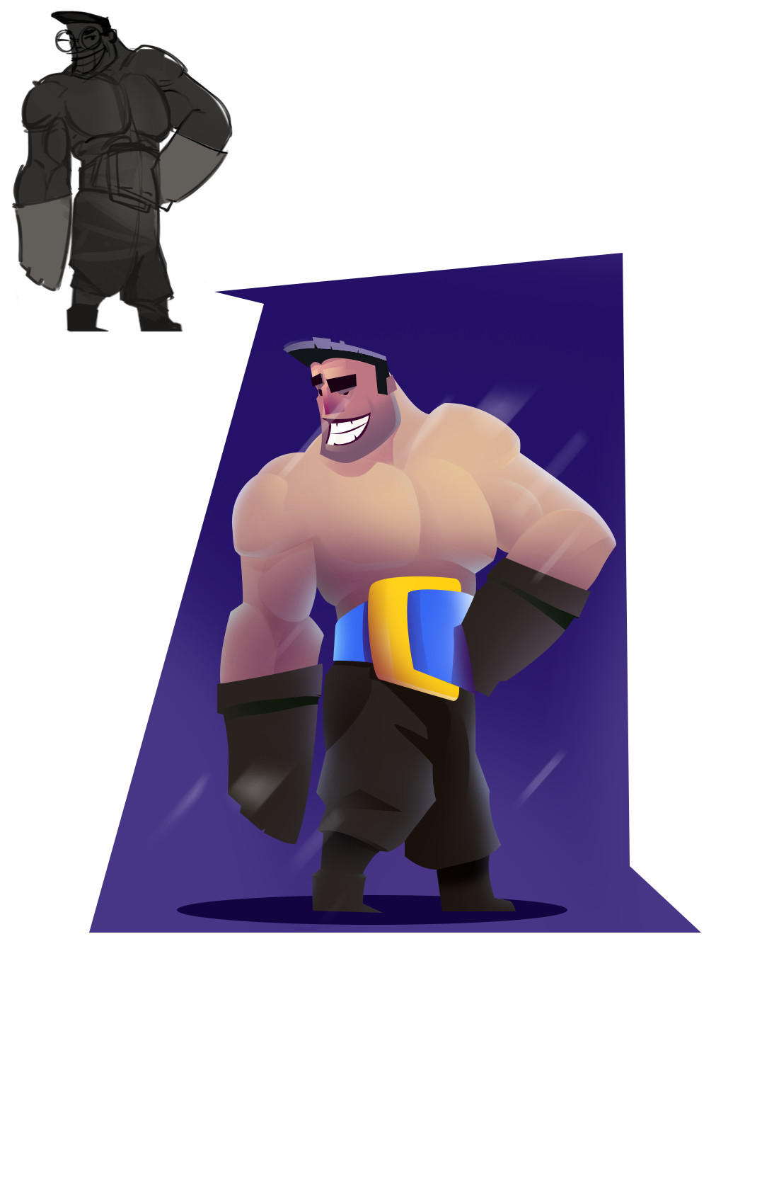 ArtStation - Muscle Smile