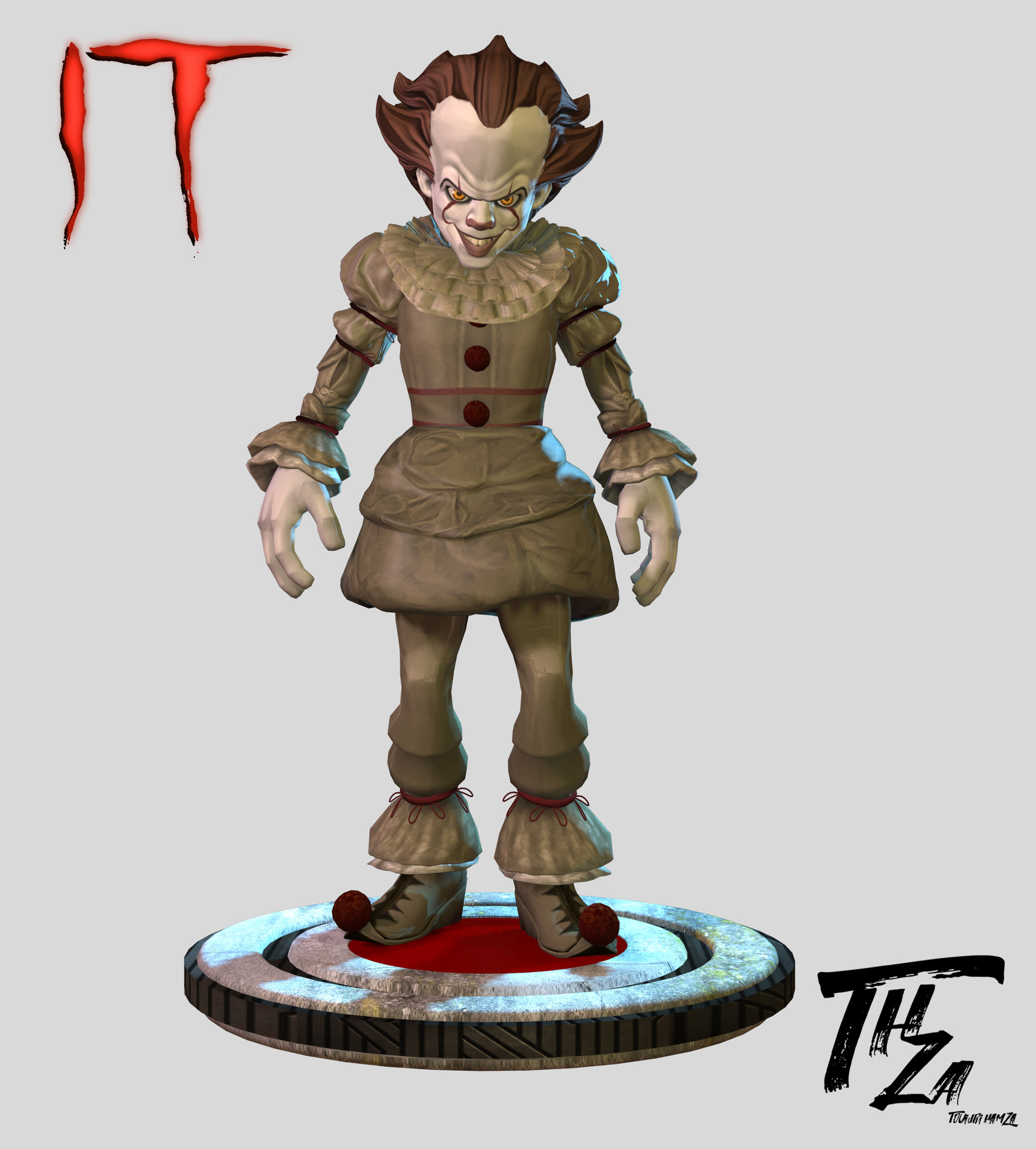 ArtStation - Mini Pennywise the Dancing Clown