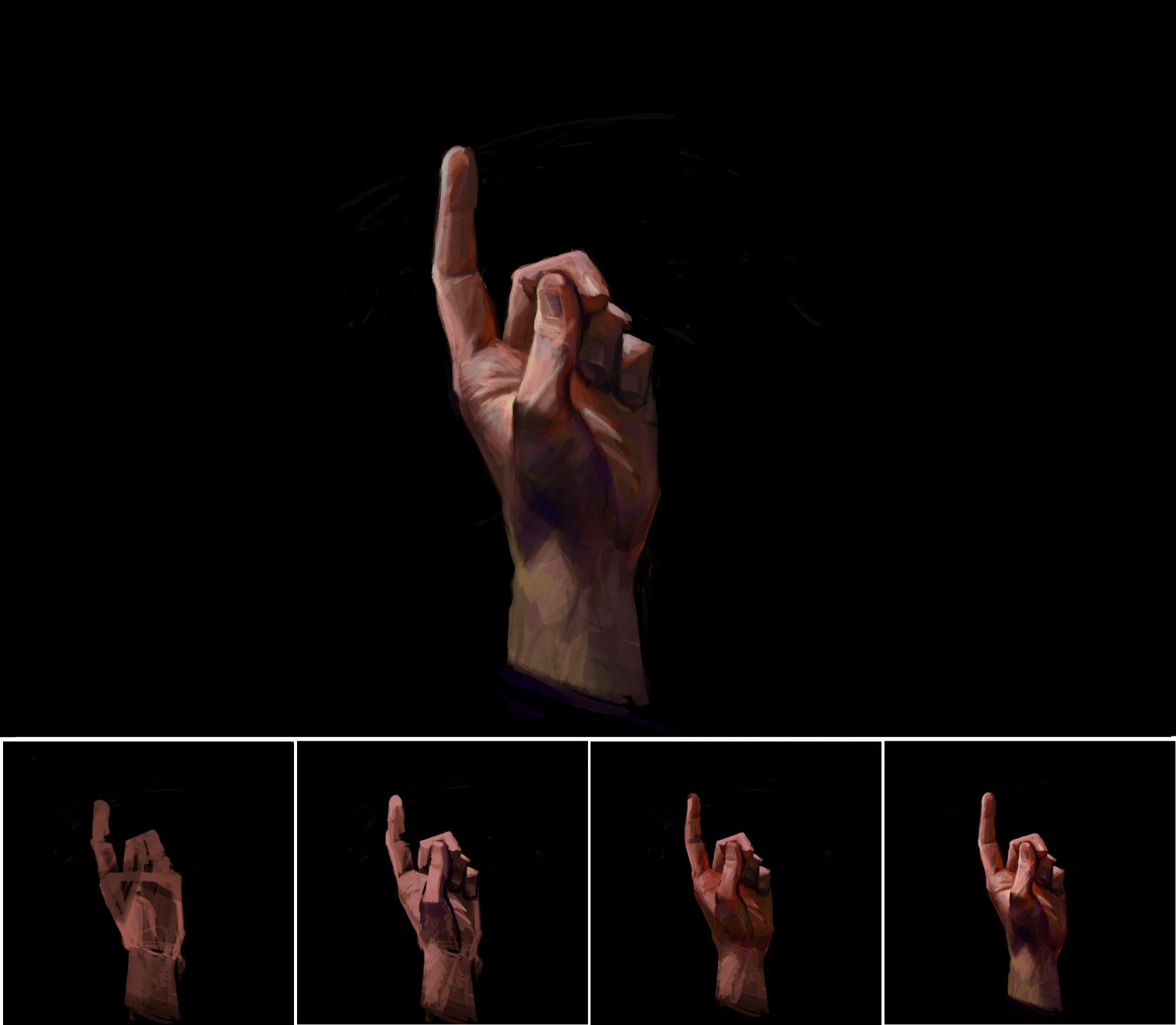 ArtStation - Hand study