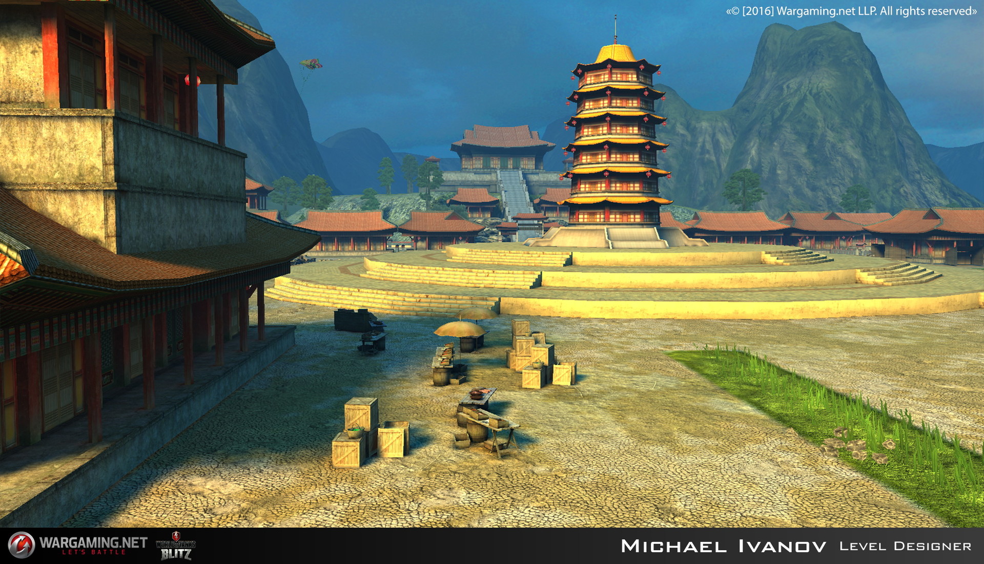 Michael Ivanov - Lost Temple - World of Tanks Blitz Map