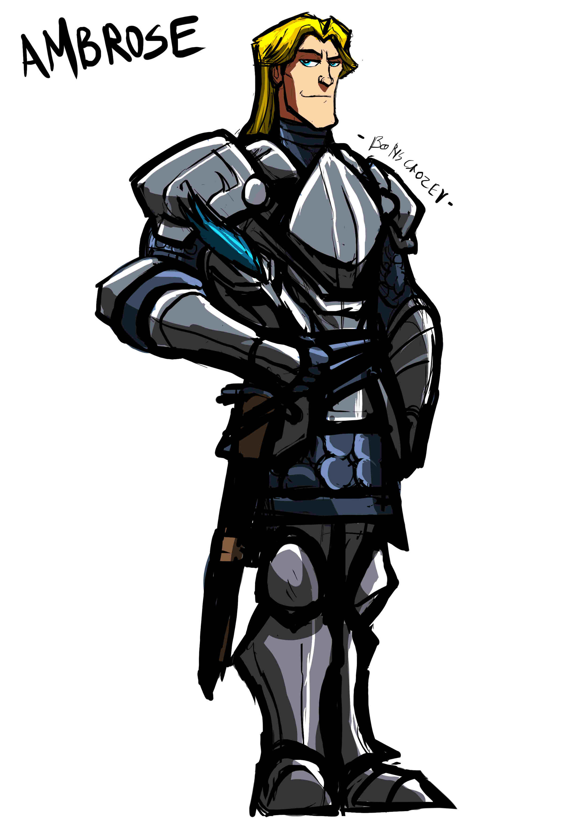 ArtStation - Ambrose Character Sketch