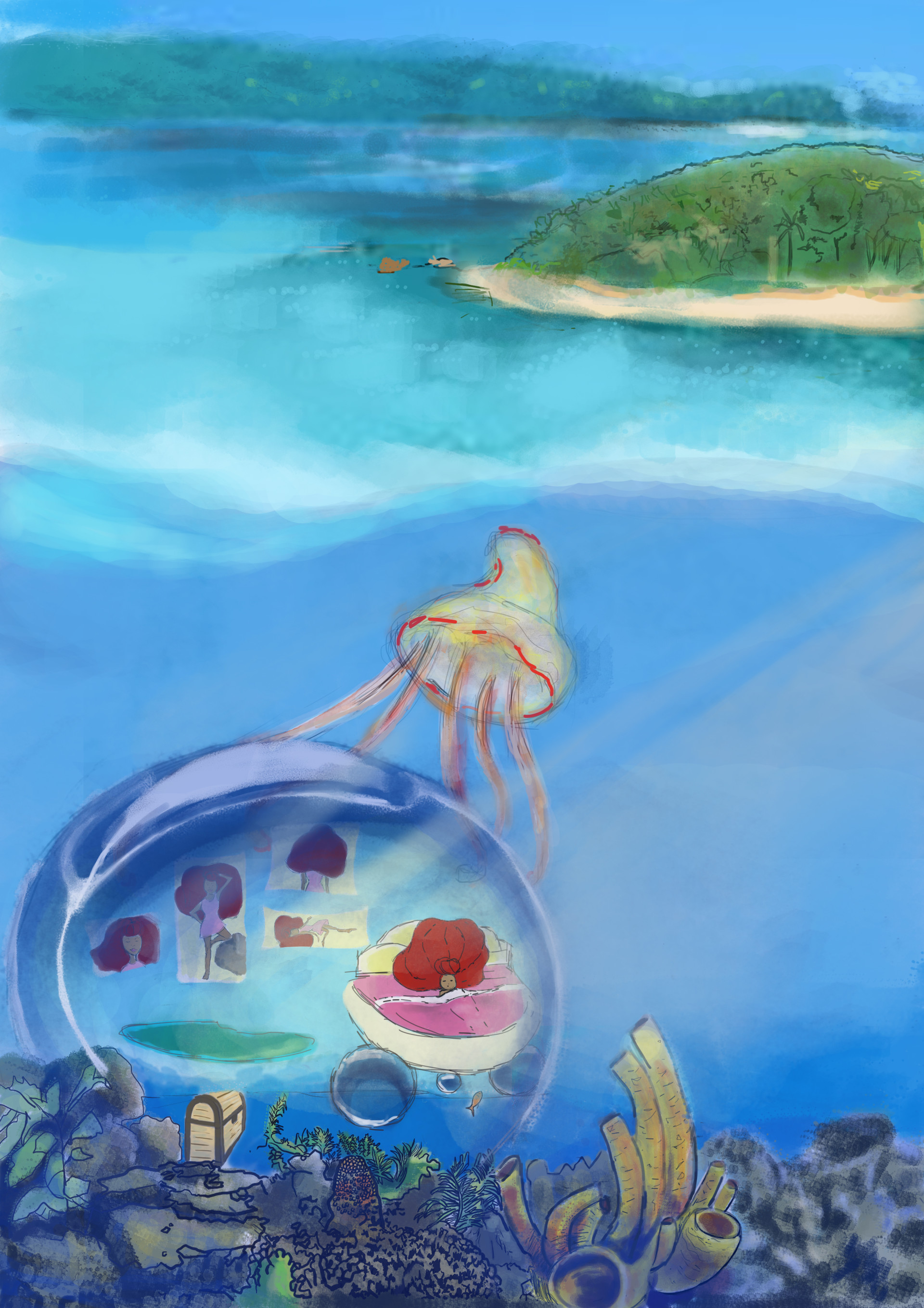 ArtStation - Mirror Mirror: Splash_Page