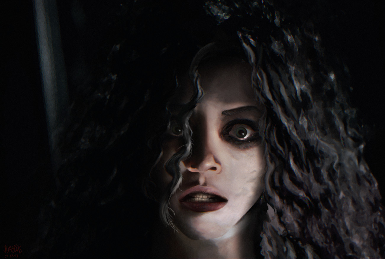 ArtStation - disturbed girl