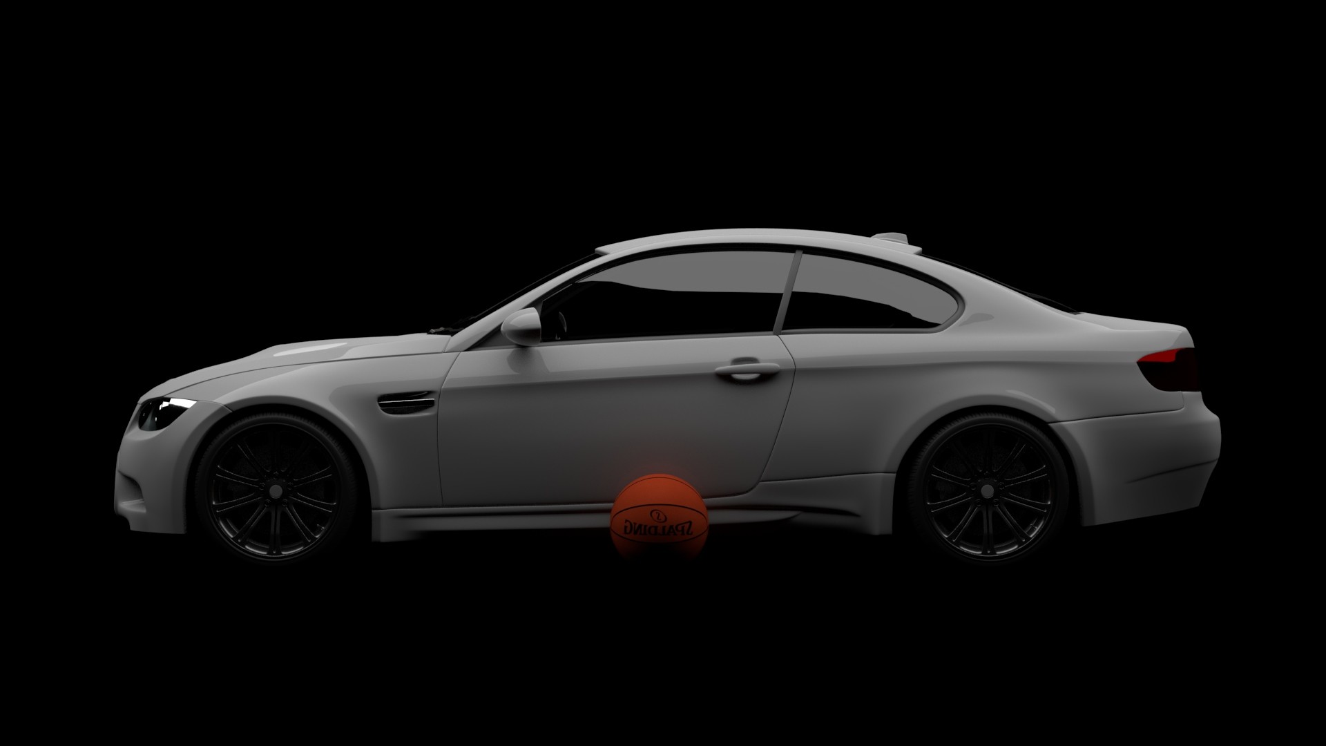 ArtStation - A white car with his ball