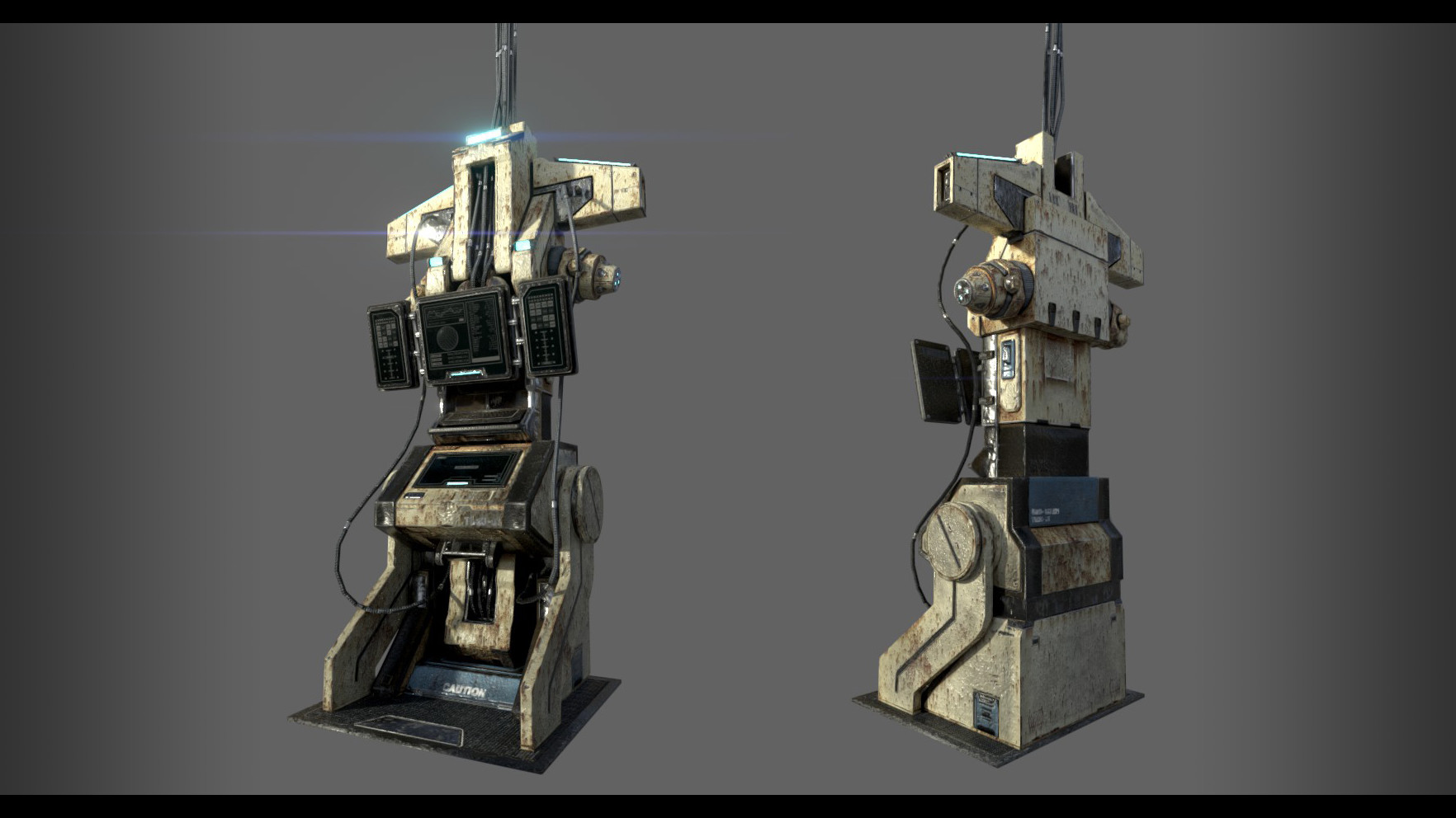 ArtStation - Sci-fi Computer Terminal