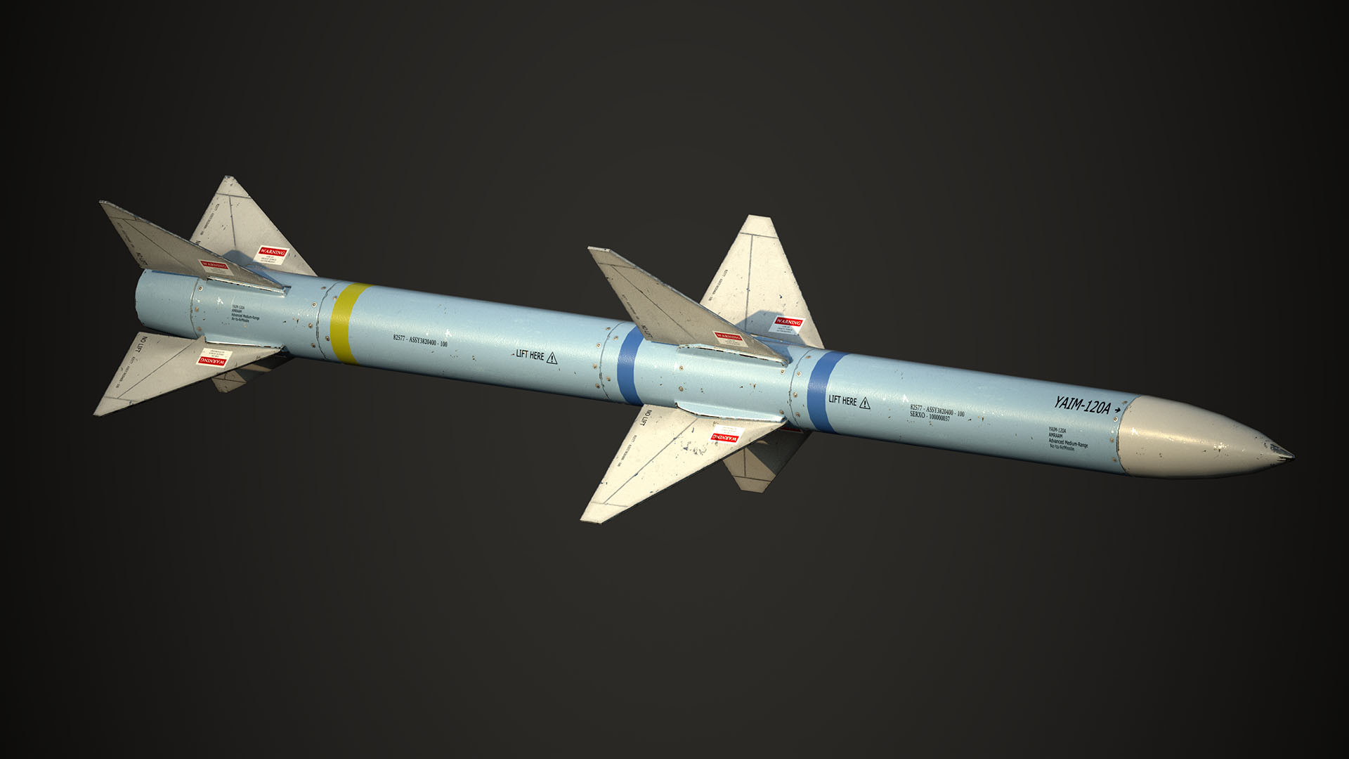 ArtStation - Missile AIM-120A