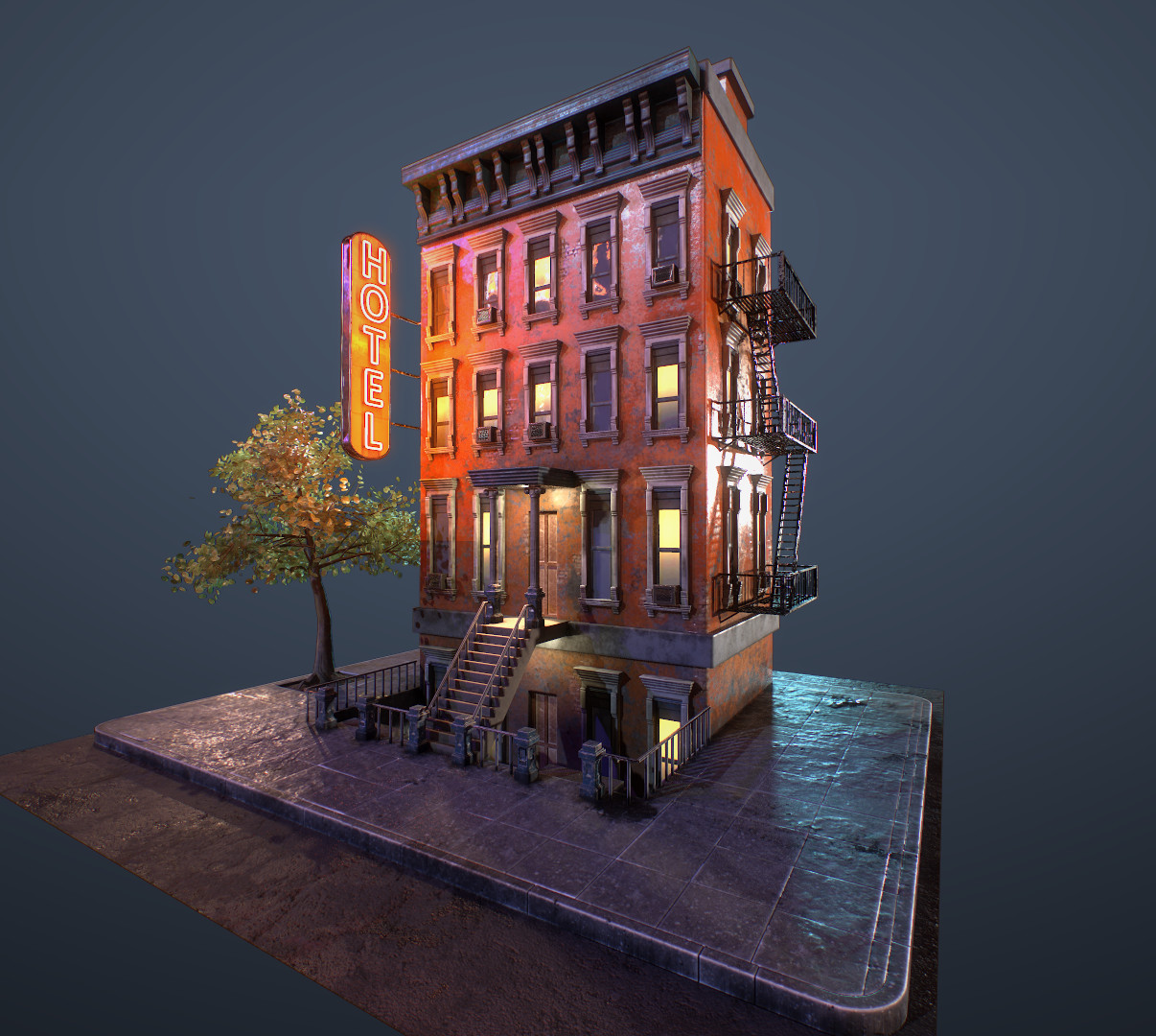 ArtStation - Old Hotel