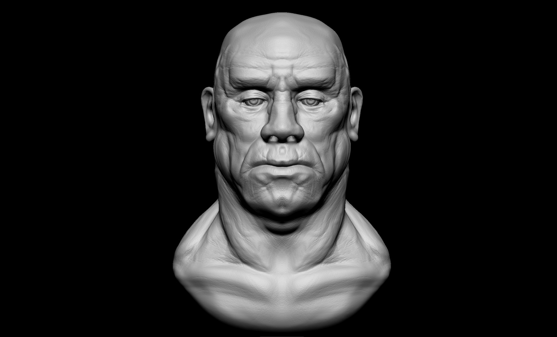 ArtStation - Face Study: Muscular Man