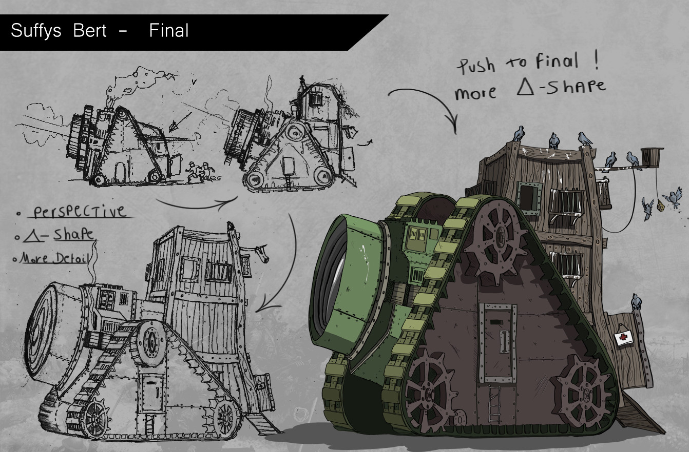 Bert Suffys - Valiant Hearts Vehicle Design