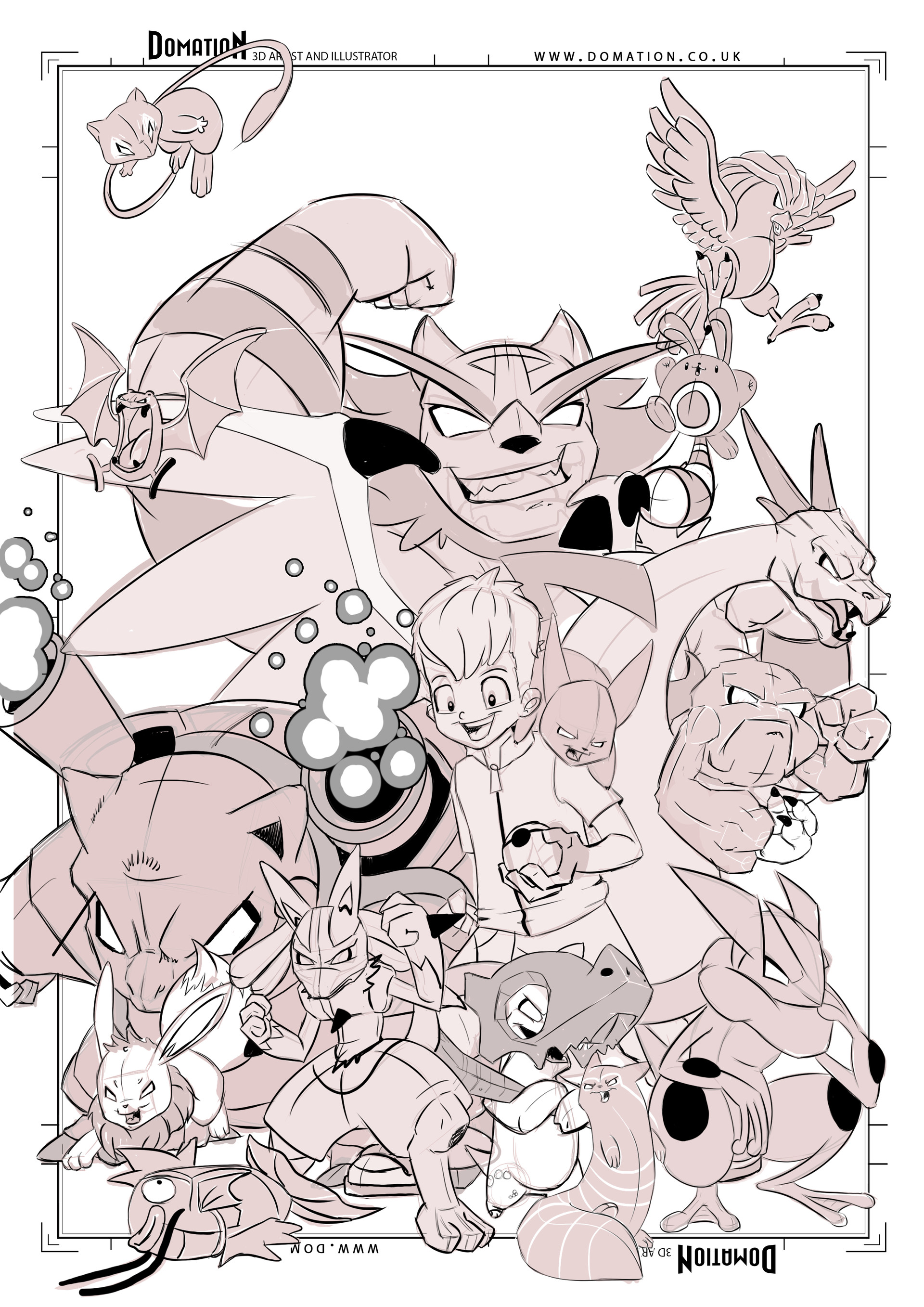 Dominic O'Neill - Pokemon Artwork