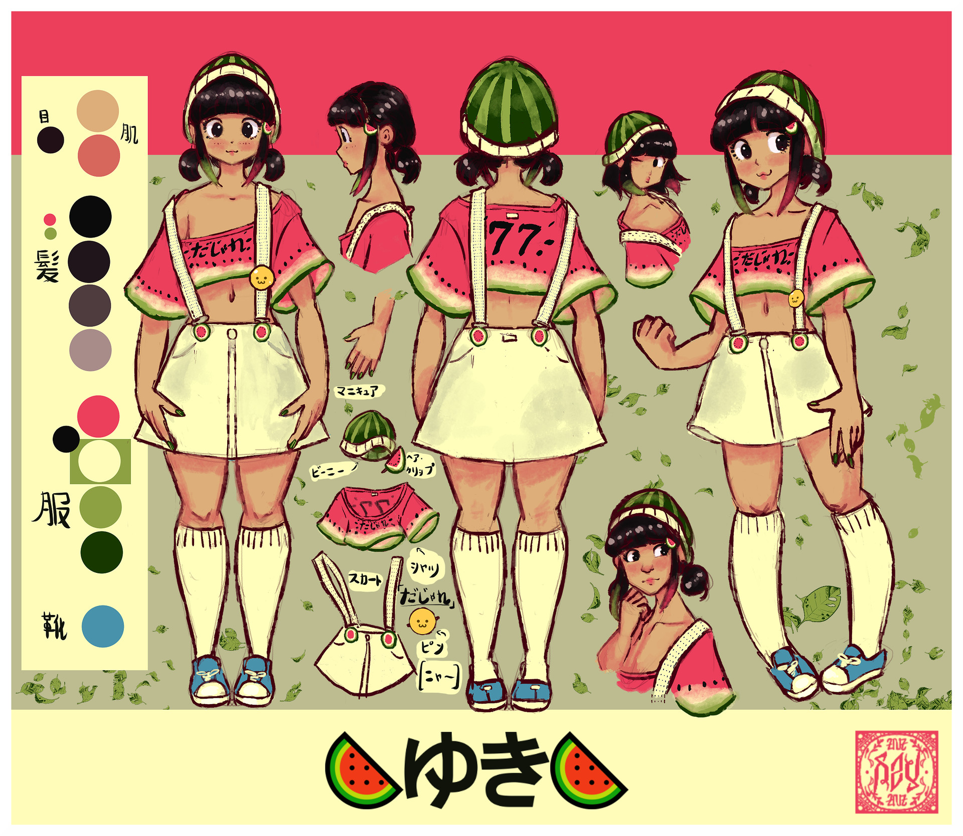 ArtStation - 🍉ゆき🍉/ Yuki [Character Design]