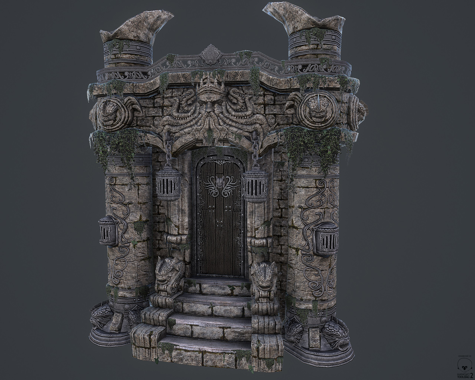 ArtStation - stone wall / structure / environment