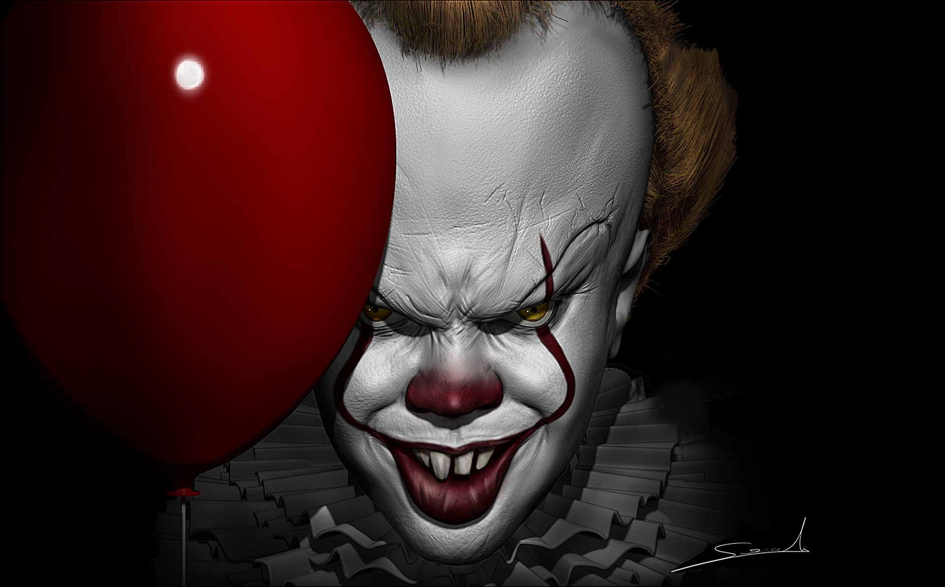 ArtStation - Pennywise - 3D Sculpt