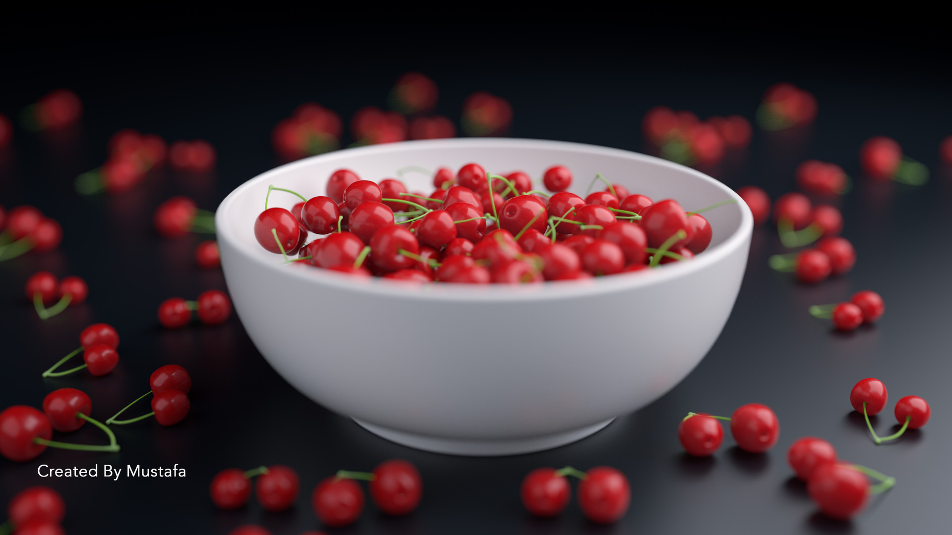 ArtStation - cherries 3D