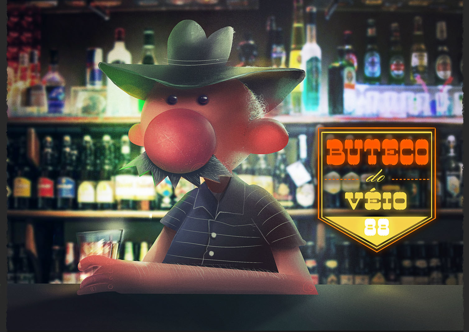 ArtStation - Old Fellas Grimy Bar