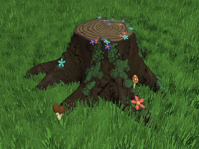 ArtStation - tree trunk