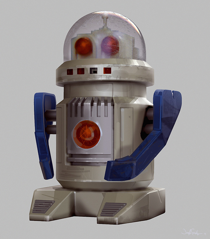 ArtStation - Old Toy Robot, Joseph Feinsilver