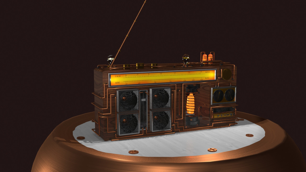 ArtStation - Steampunk Radio