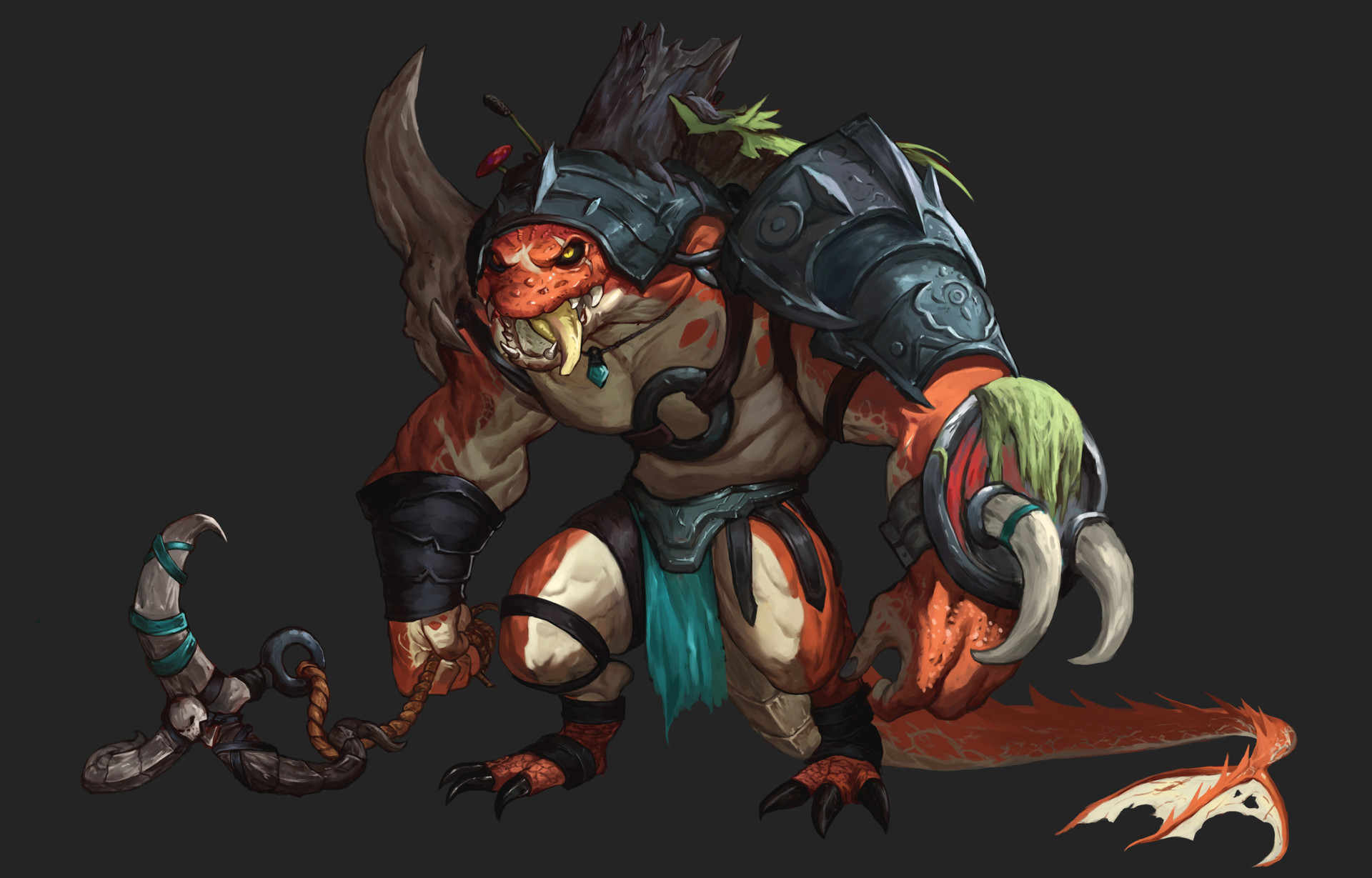 ArtStation - swamp crocodile