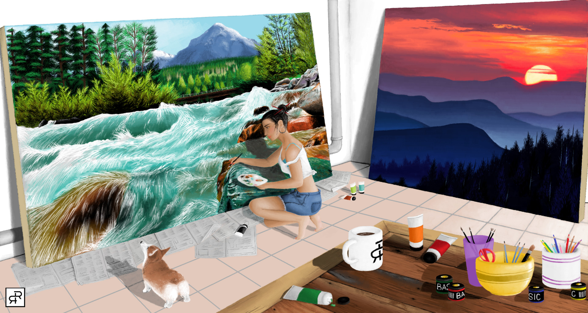 ArtStation - Painted Painting