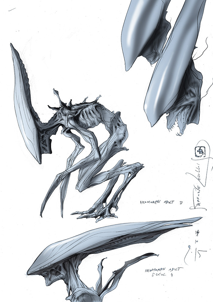stephane levallois - Alien covenant concept art