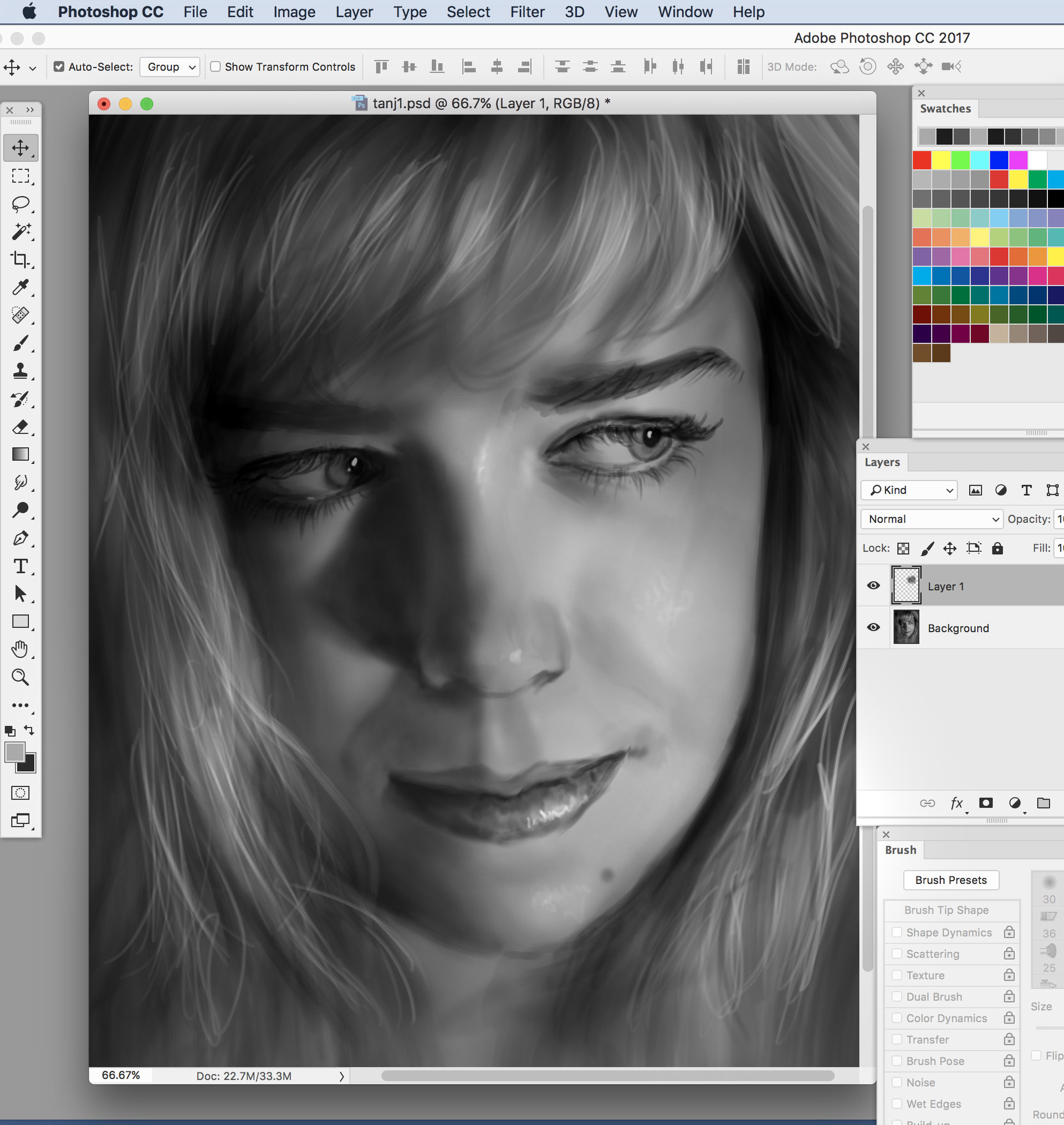 ArtStation - 32 minute digital drawing warmup.