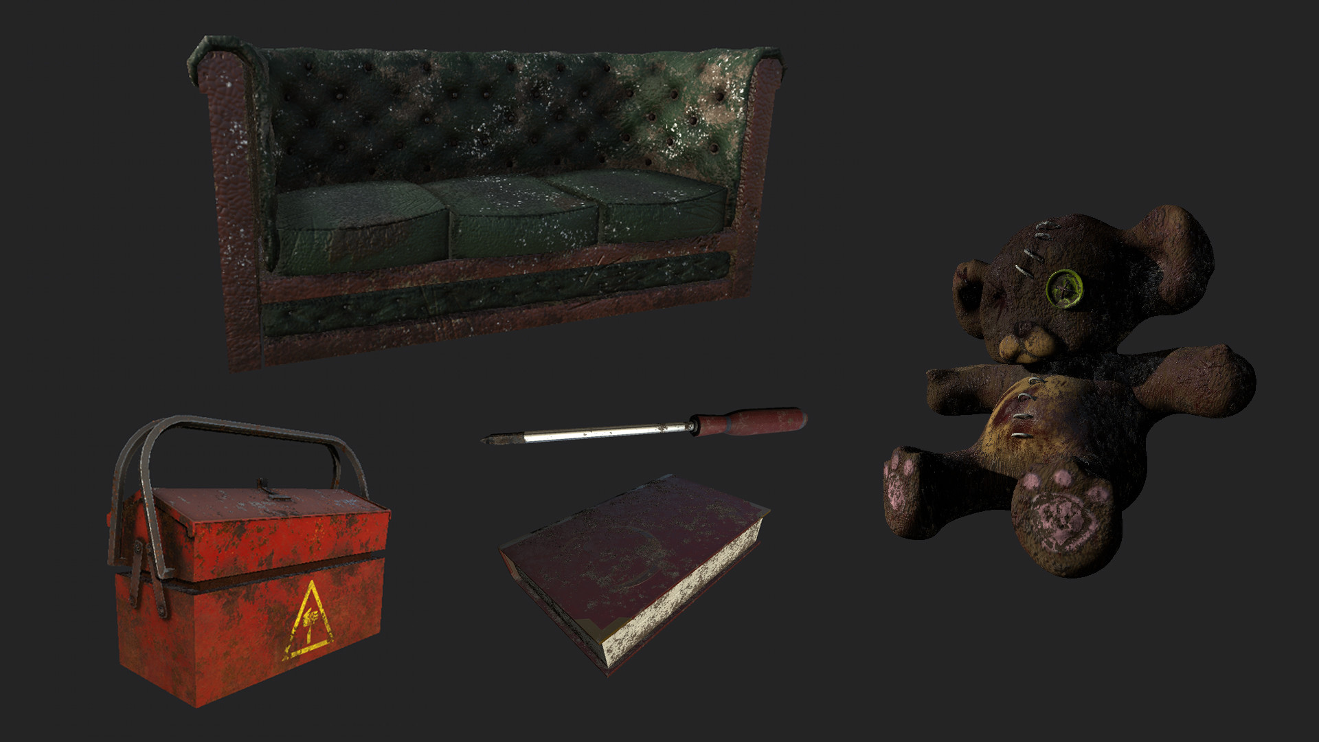 ArtStation - Props ZombieWorld2