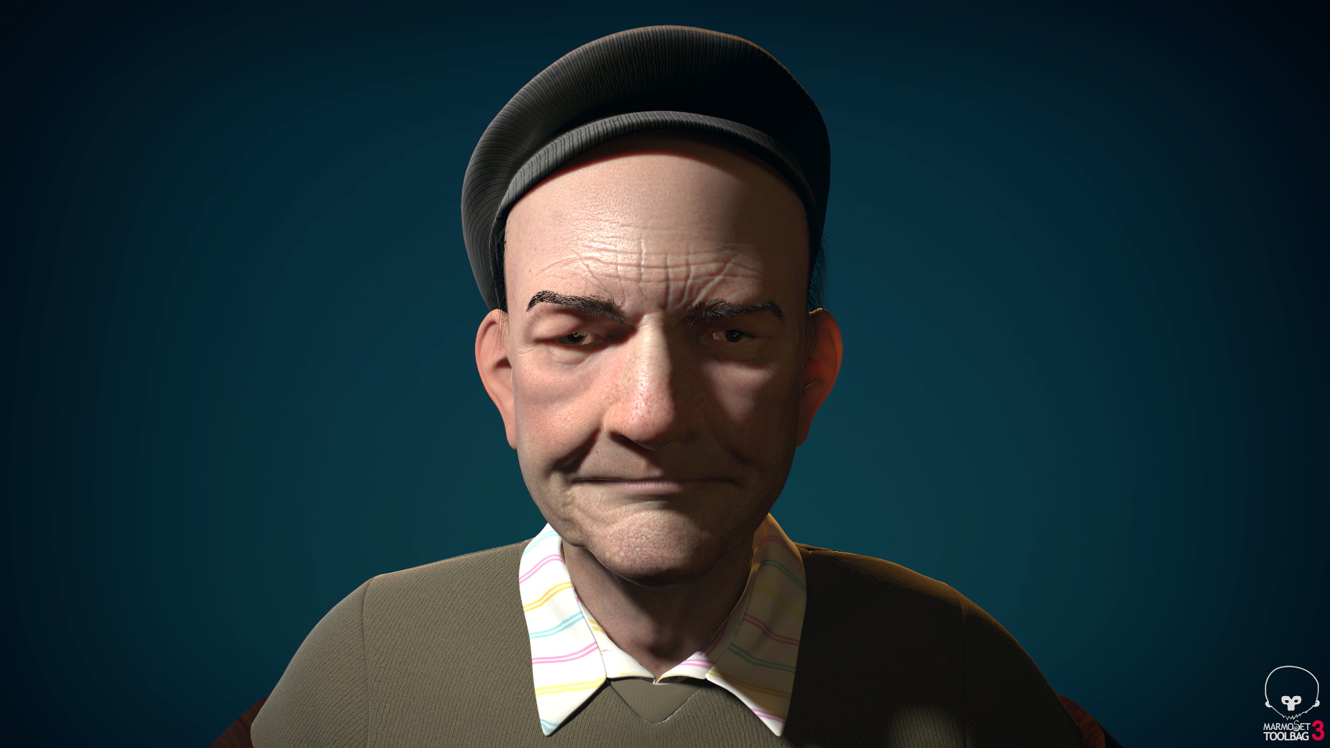 ArtStation - Old man real time