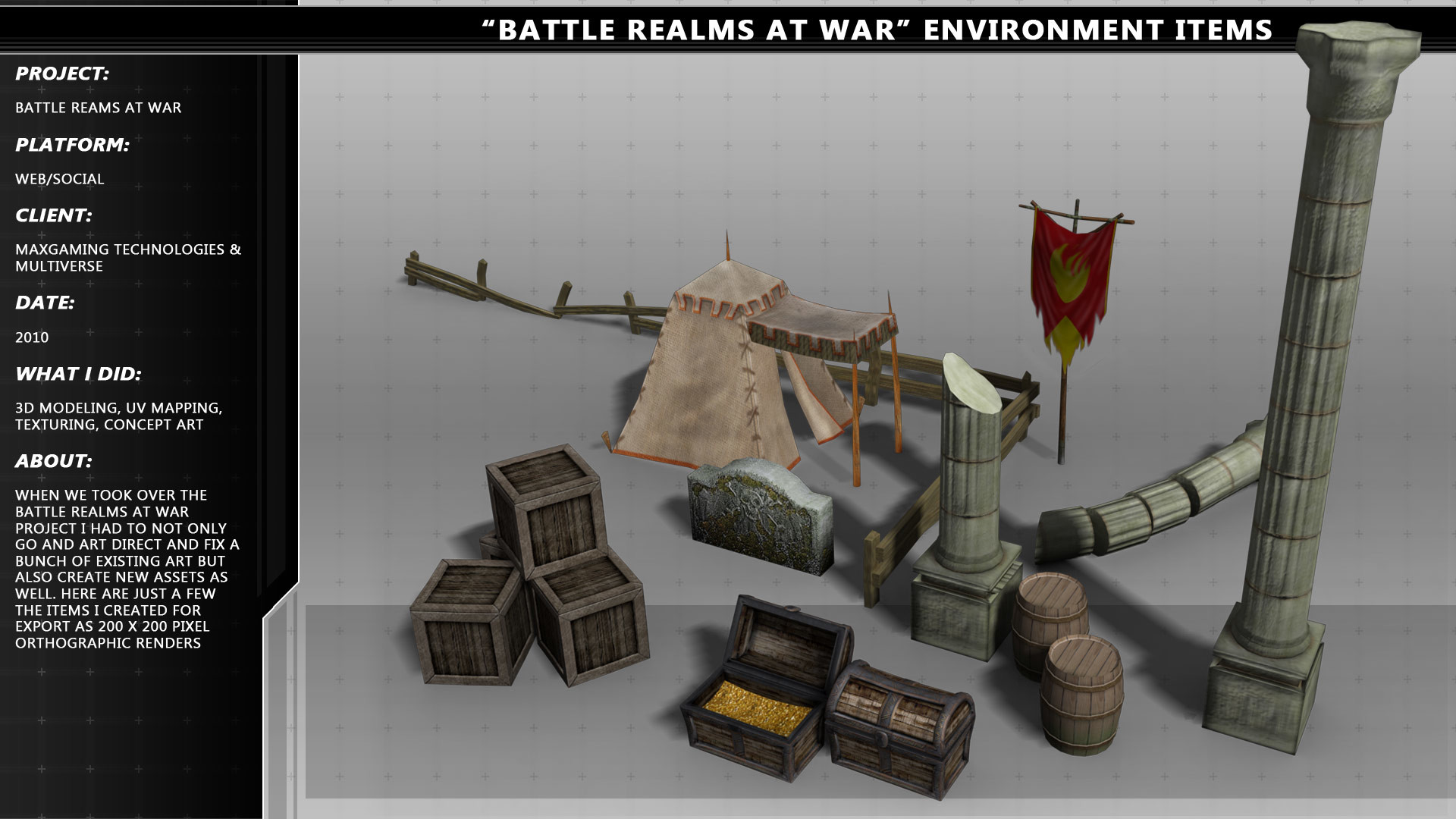 ArtStation - Battle Realms at War Environment Art