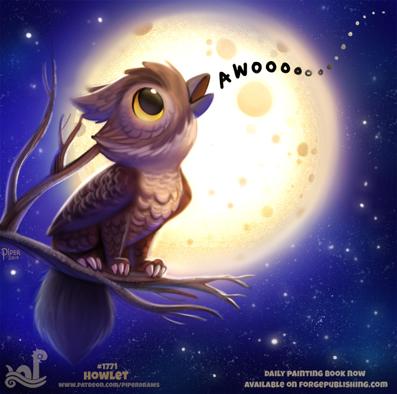 ArtStation - Daily Paint 1771# Howlet