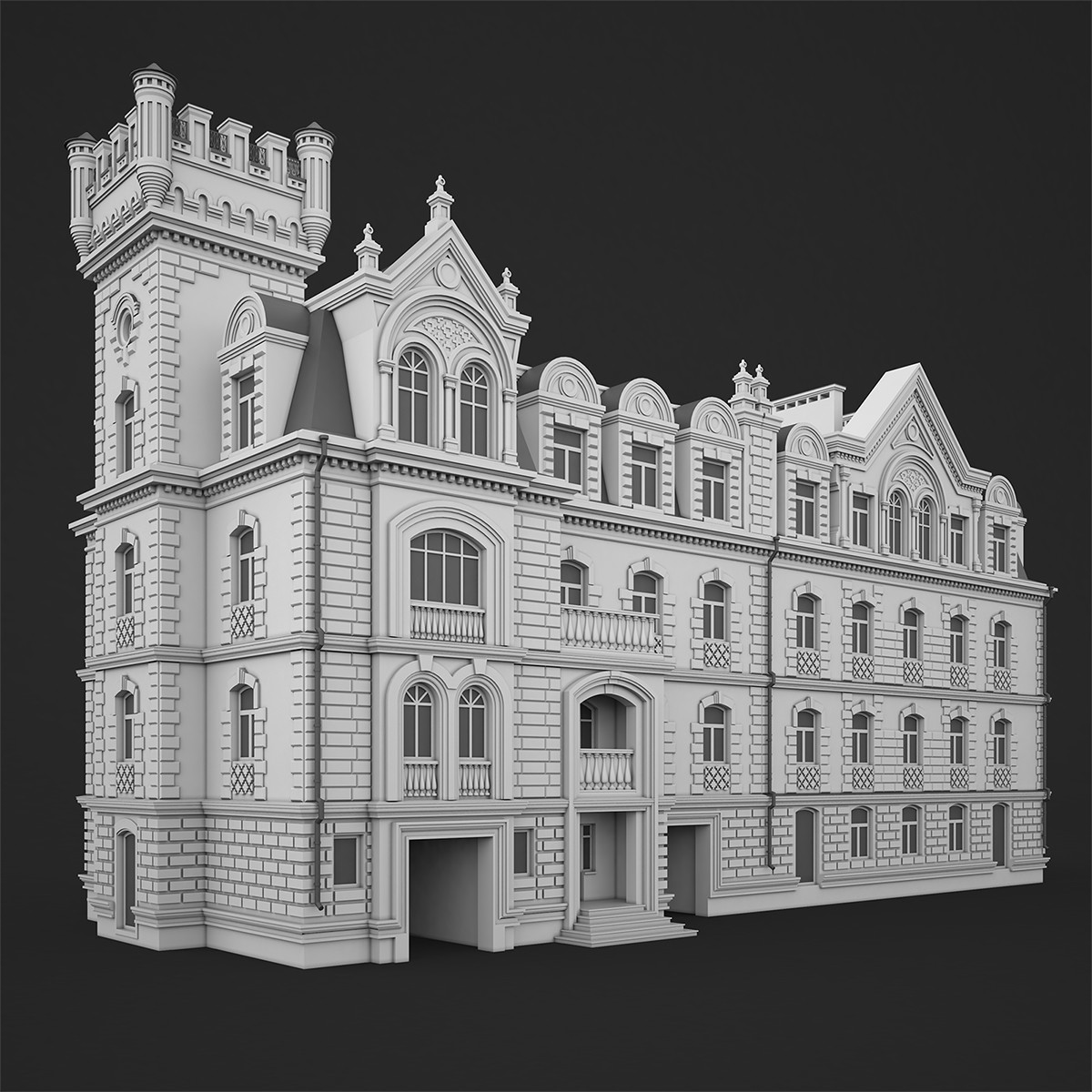 ArtStation - Some architecture (AutoCad)