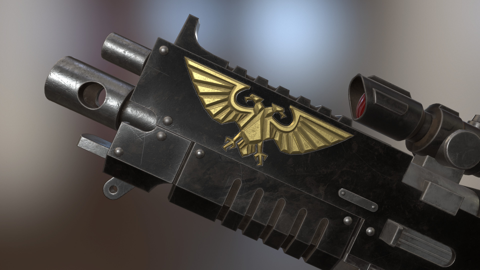 Alvin Zhi Jian Chen - Warhammer 40K: Mk II Cawl-pattern Bolt Rifle