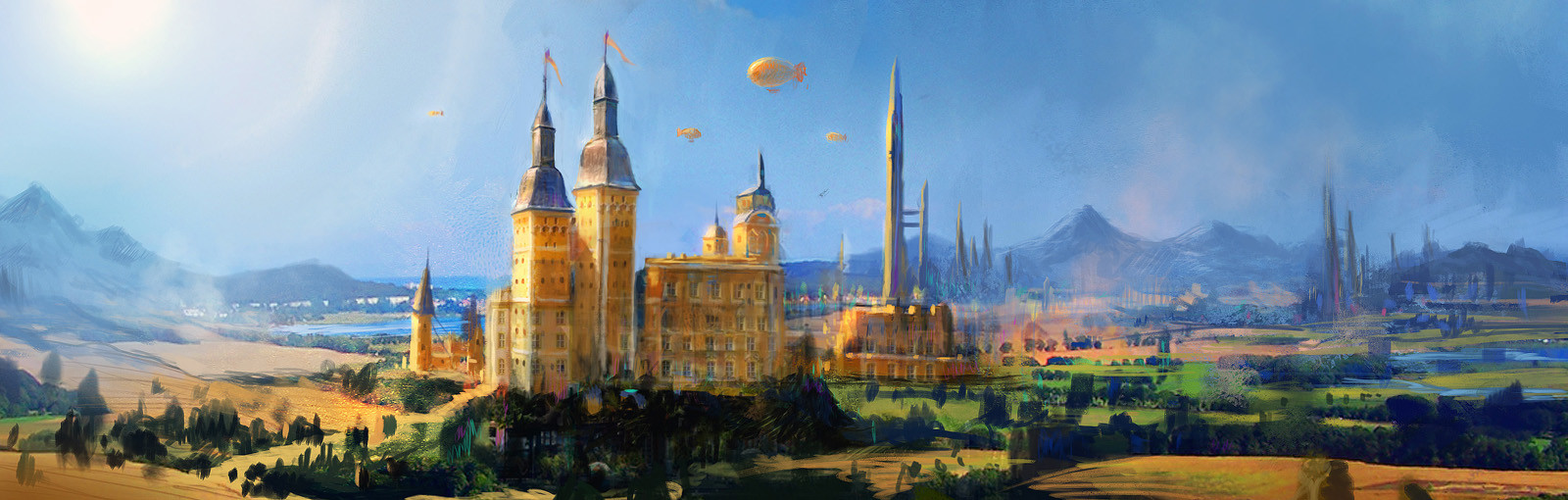ArtStation - Yellow Palace