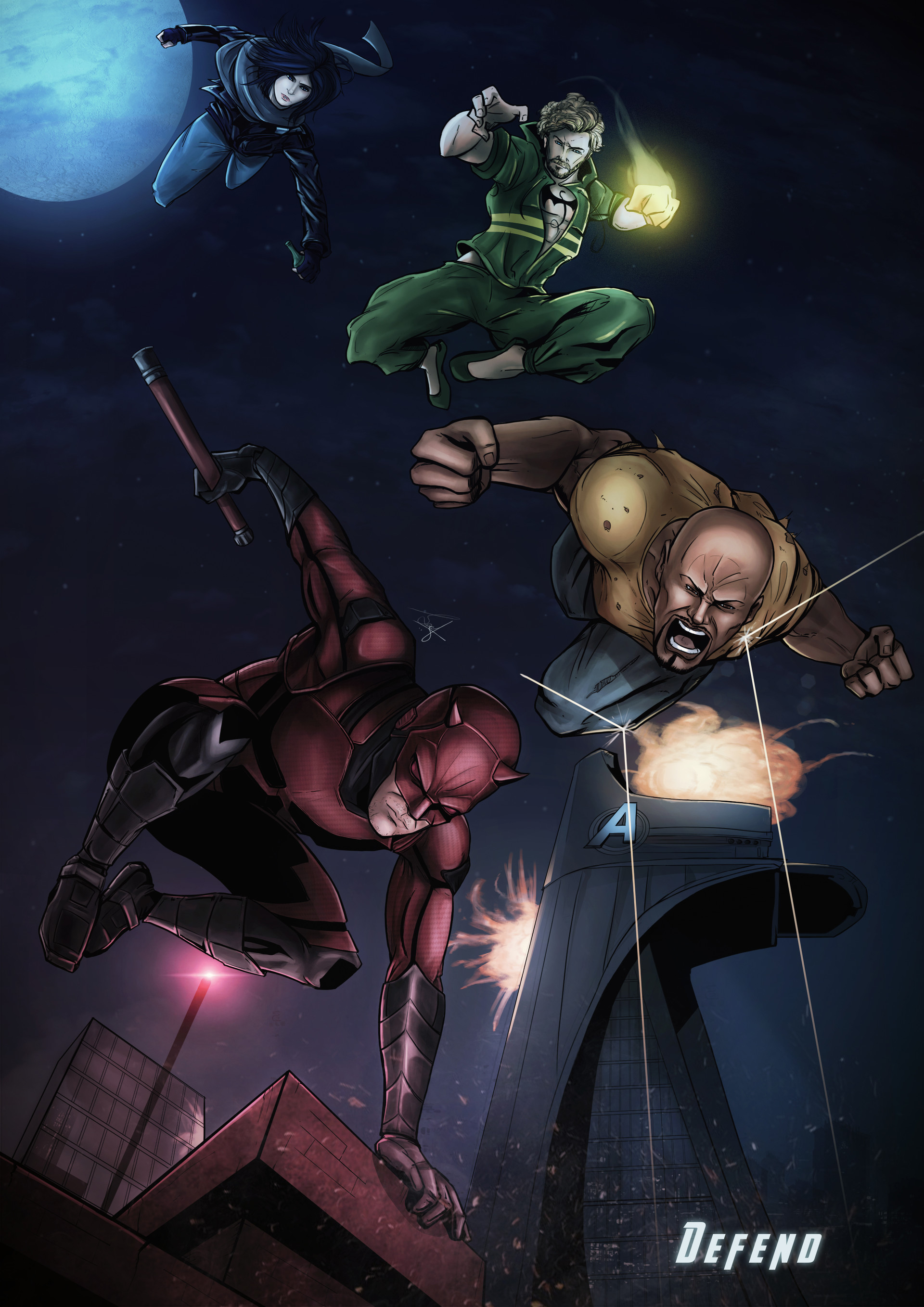 ArtStation - Defenders Artwork
