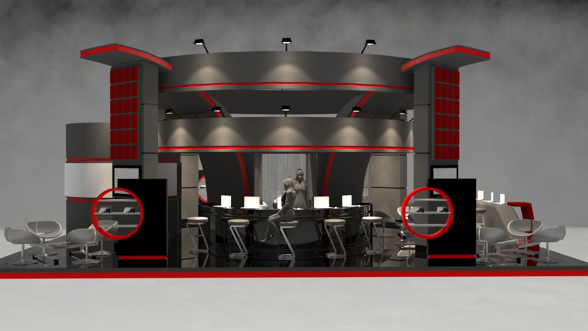 ArtStation - Internet cafe model