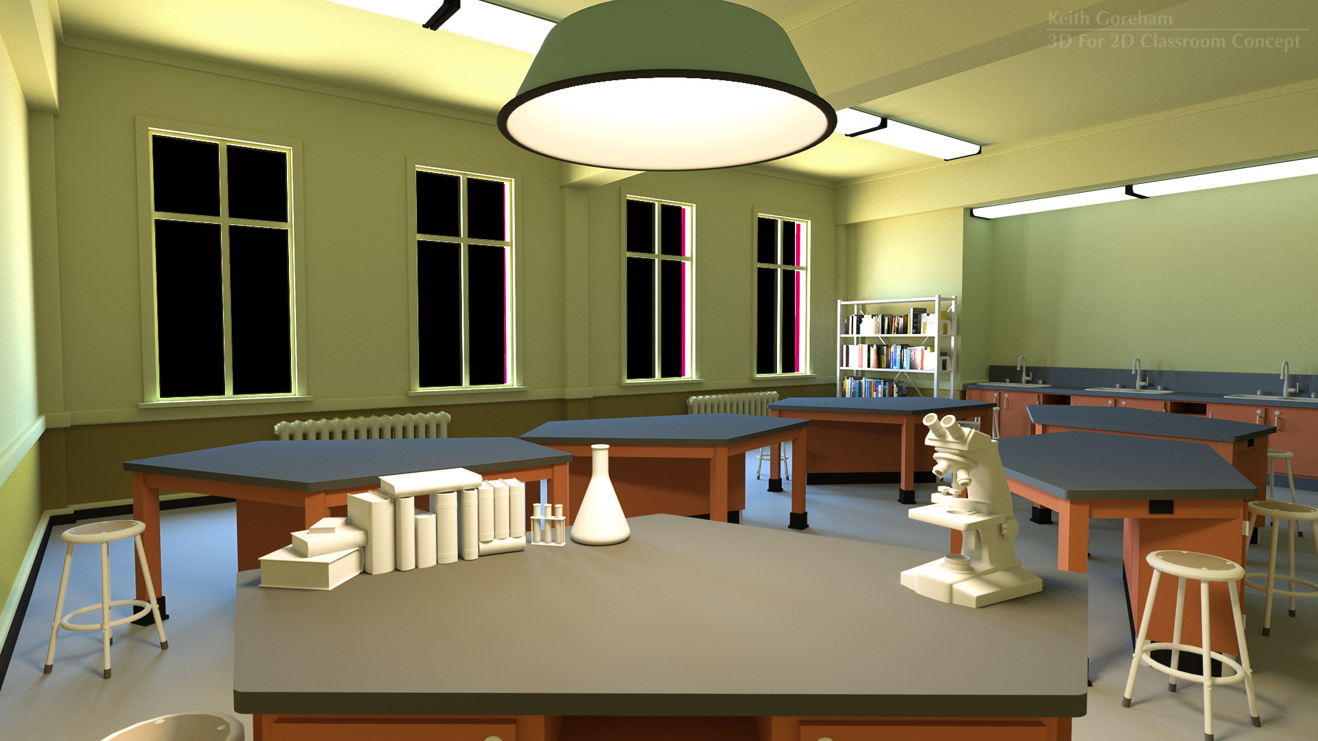 Keith Goreham - 3D For 2D Classroom Concept