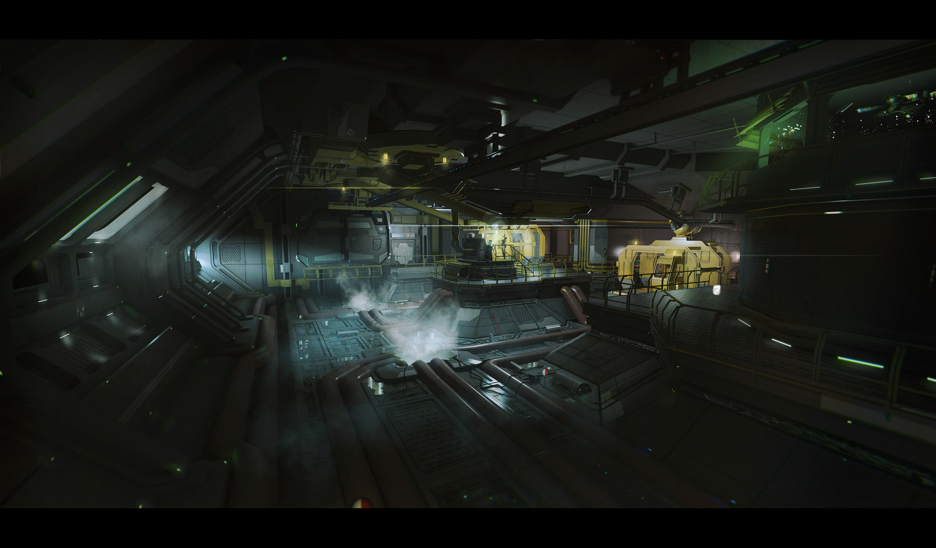 Brad Wright - Alien Isolation_Station Transit System Environment Dump