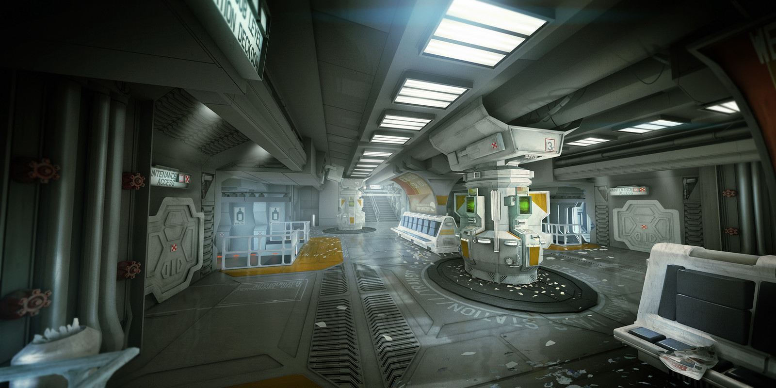 Brad Wright - Alien Isolation_Station Transit System Environment Dump