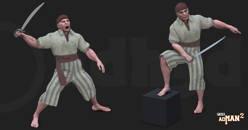 ArtStation - adh3d Poser & Daz studio models