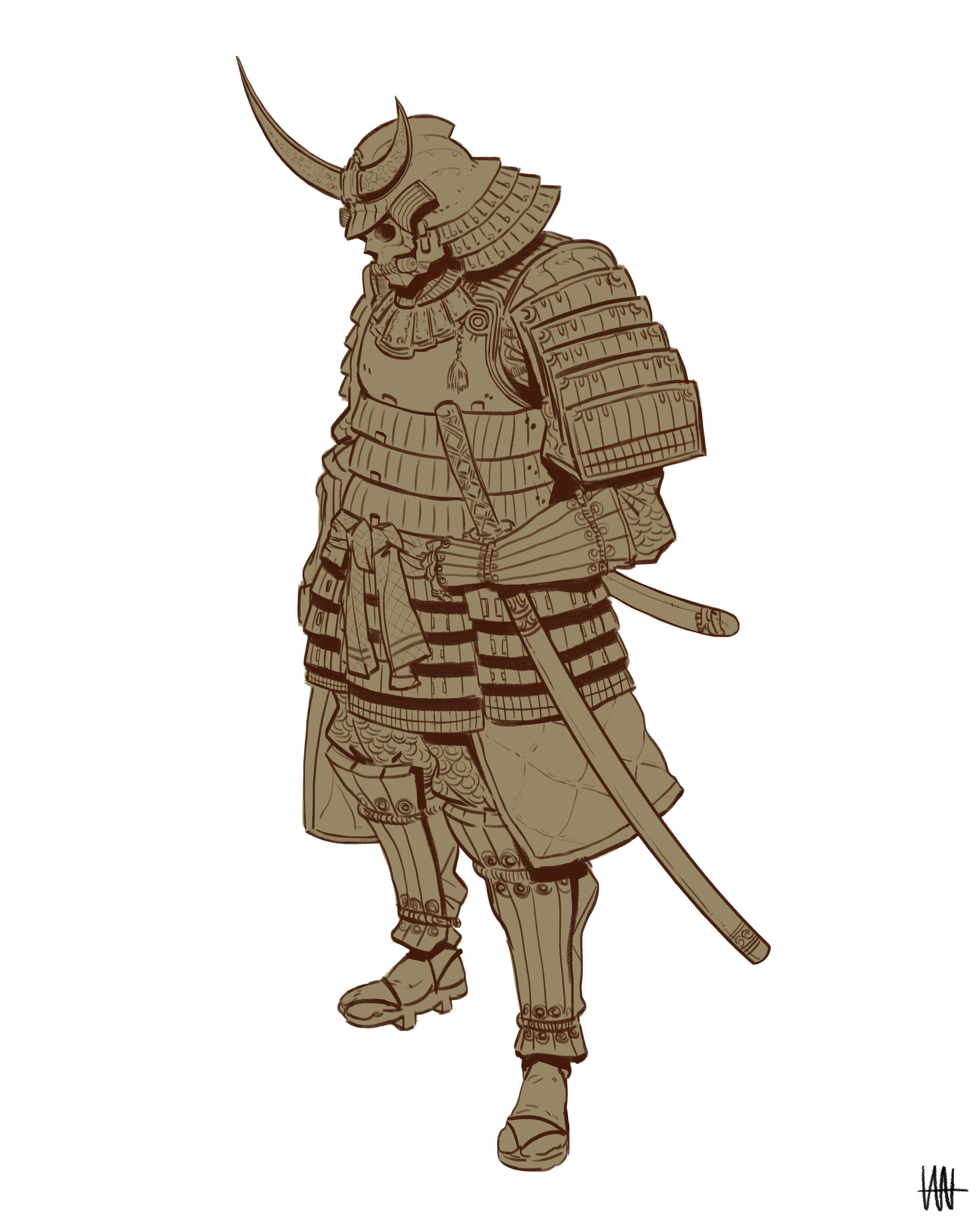 ArtStation - Undead Samurai