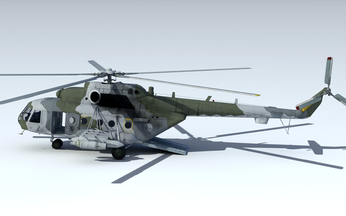 Michal Toula - Mil Mi-171, realtime 3D model