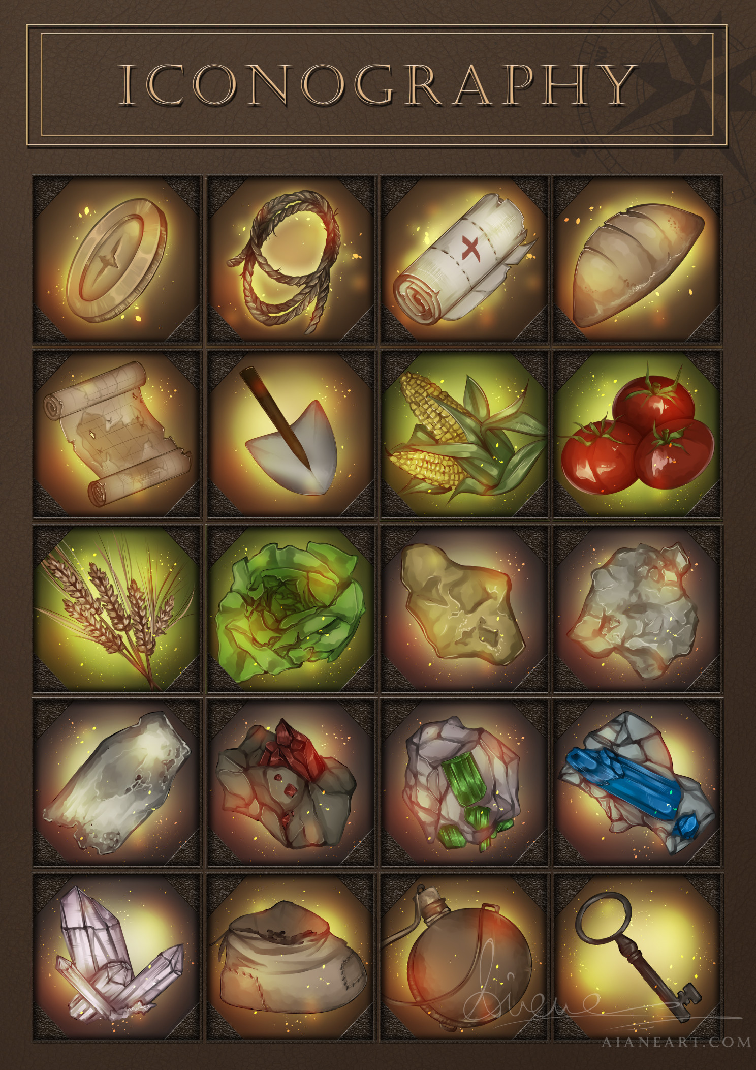 ArtStation - Iconography - Personal Project